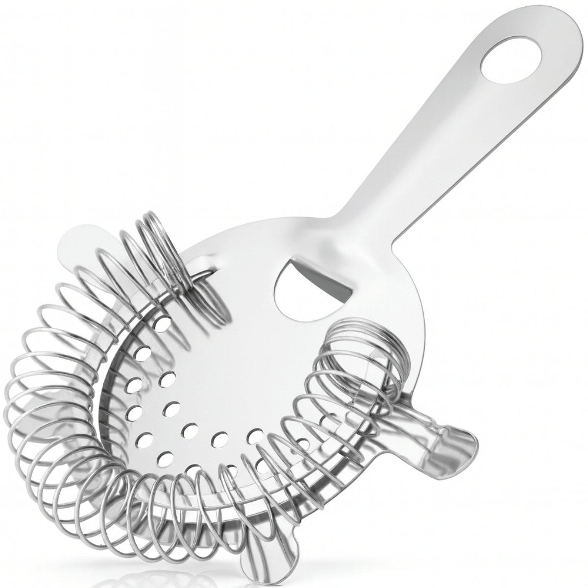4 Prong Hawthorne Strainer - Stainless Steel | BarBits.co.uk
