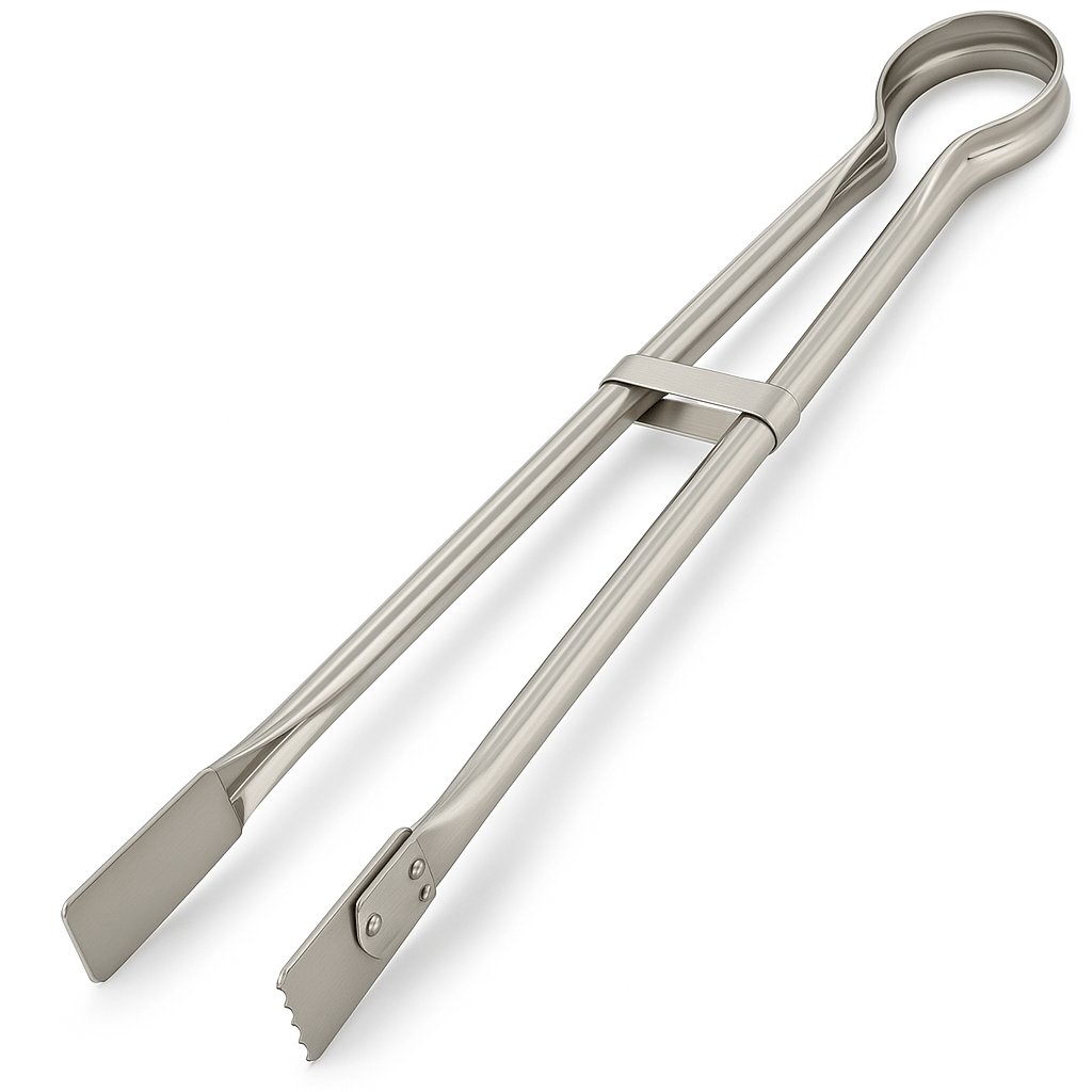 Extra Long Stainless Steel Grill Tong - 21 Inch | BarBits | BarBits.co.uk