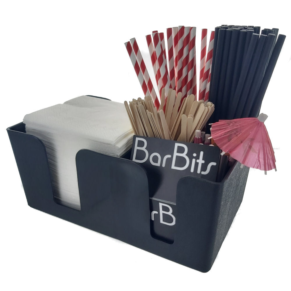 Black Plastic Bar Caddy | BarBits.co.uk